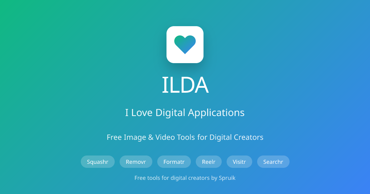 ILDA - I Love Digital Applications | Image & Video Tools